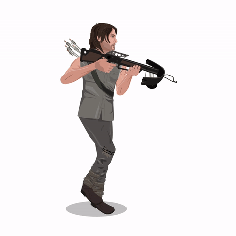 Daryl - The Walking Dead - Emojis, Stickers and GIFS